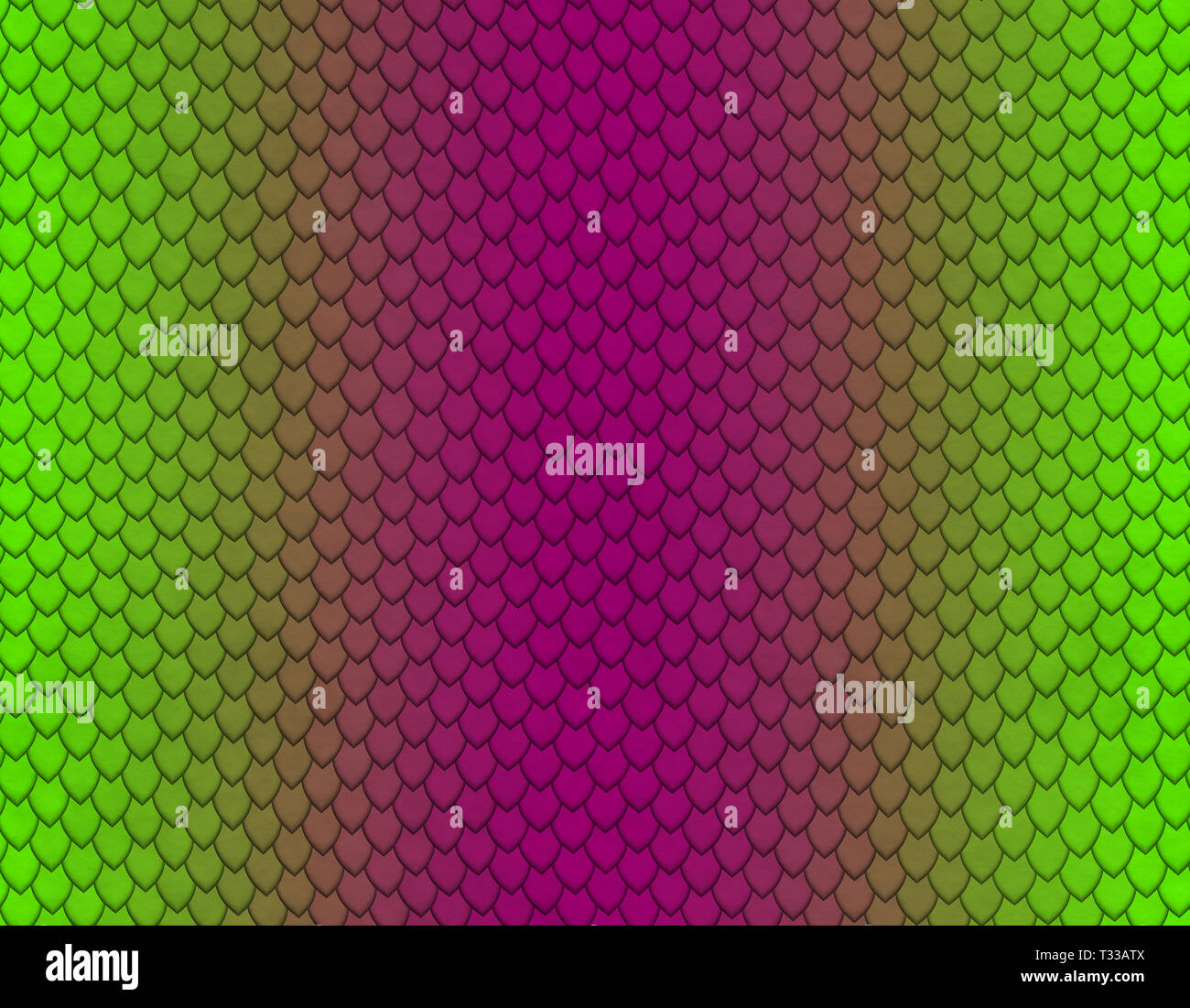 Le vert et le magenta dégradé peau de serpent, modèle homogène échelle ...