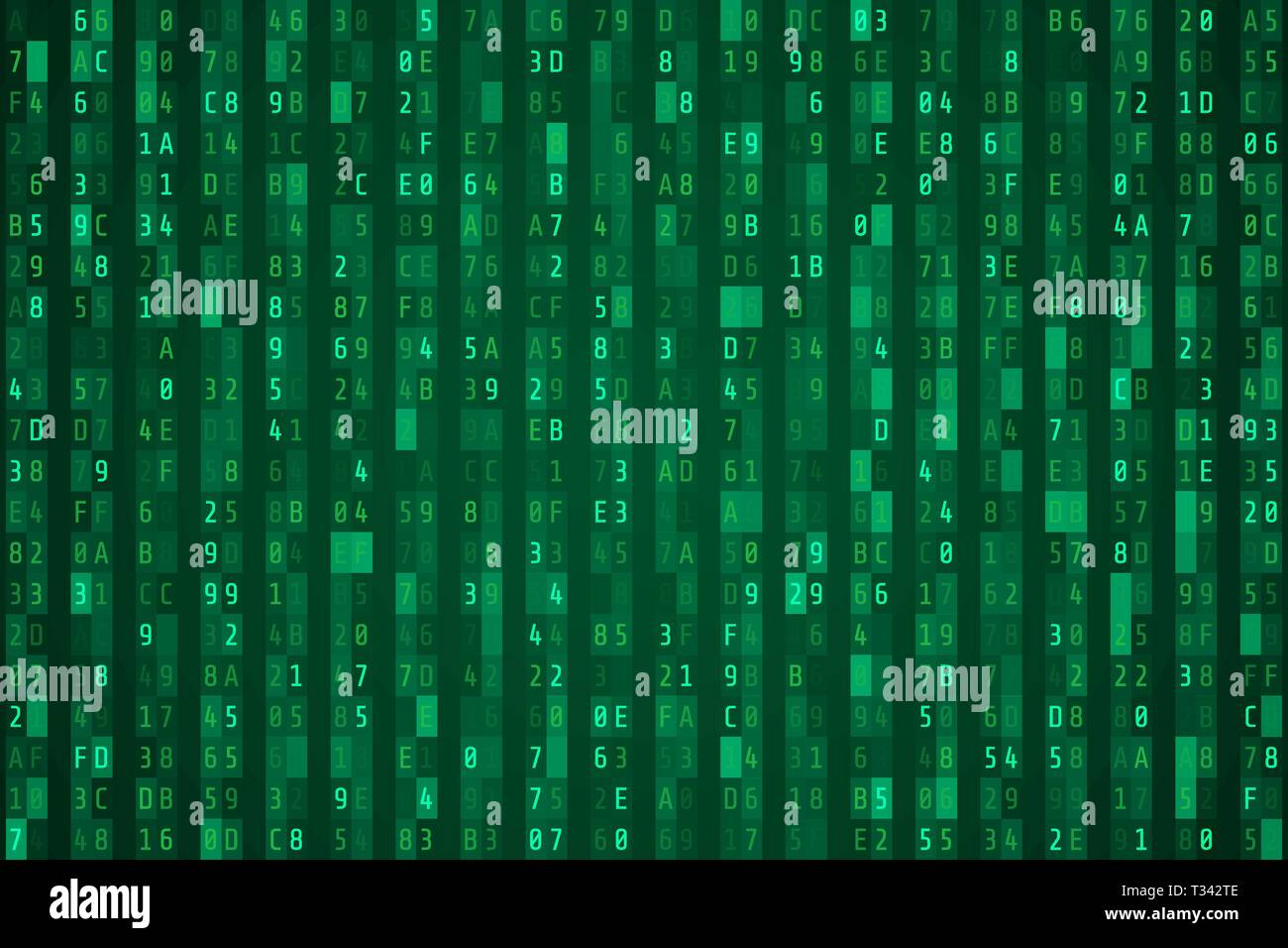 Hacker green illustration Banque de photographies et d’images à haute ...