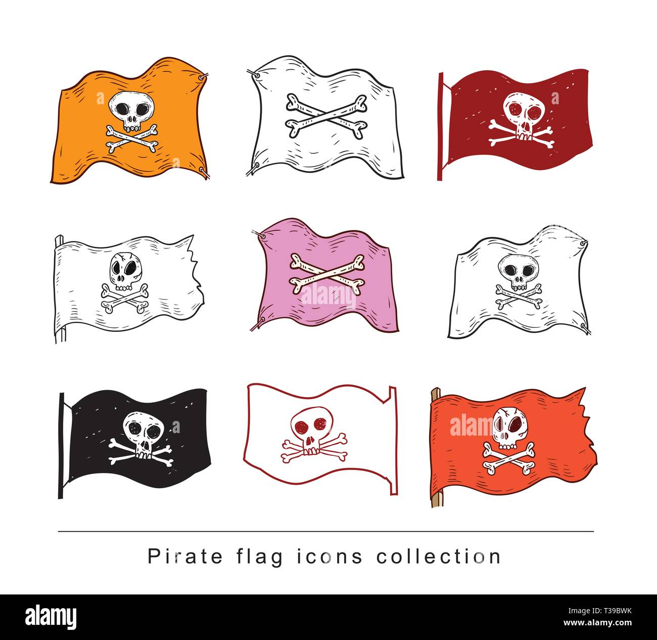 Drapeau pirates drapeau pirate Banque d'images vectorielles - Page 2 ...