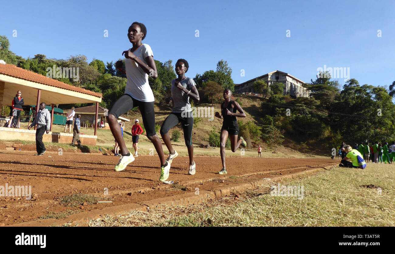 Kenyan runners Banque de photographies et d’images à haute résolution ...