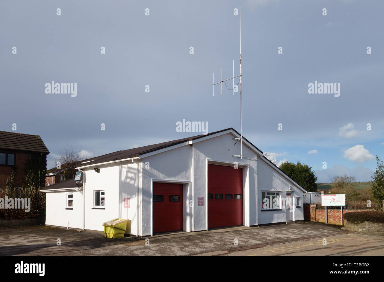 Caserne de pompiers de presteigne Banque de photographies et d’images à ...