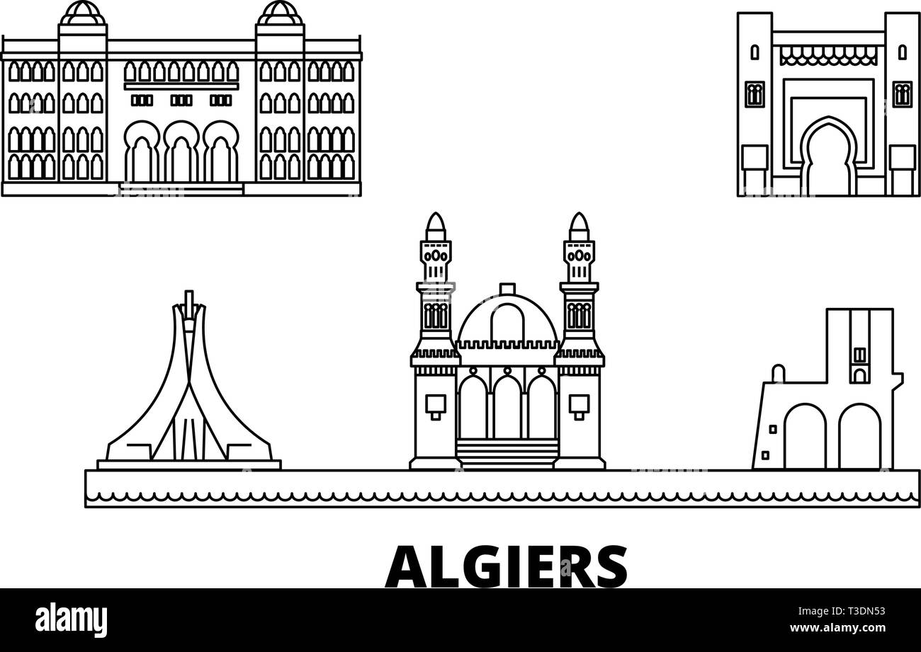 Algerian architecture Banque d'images vectorielles - Alamy