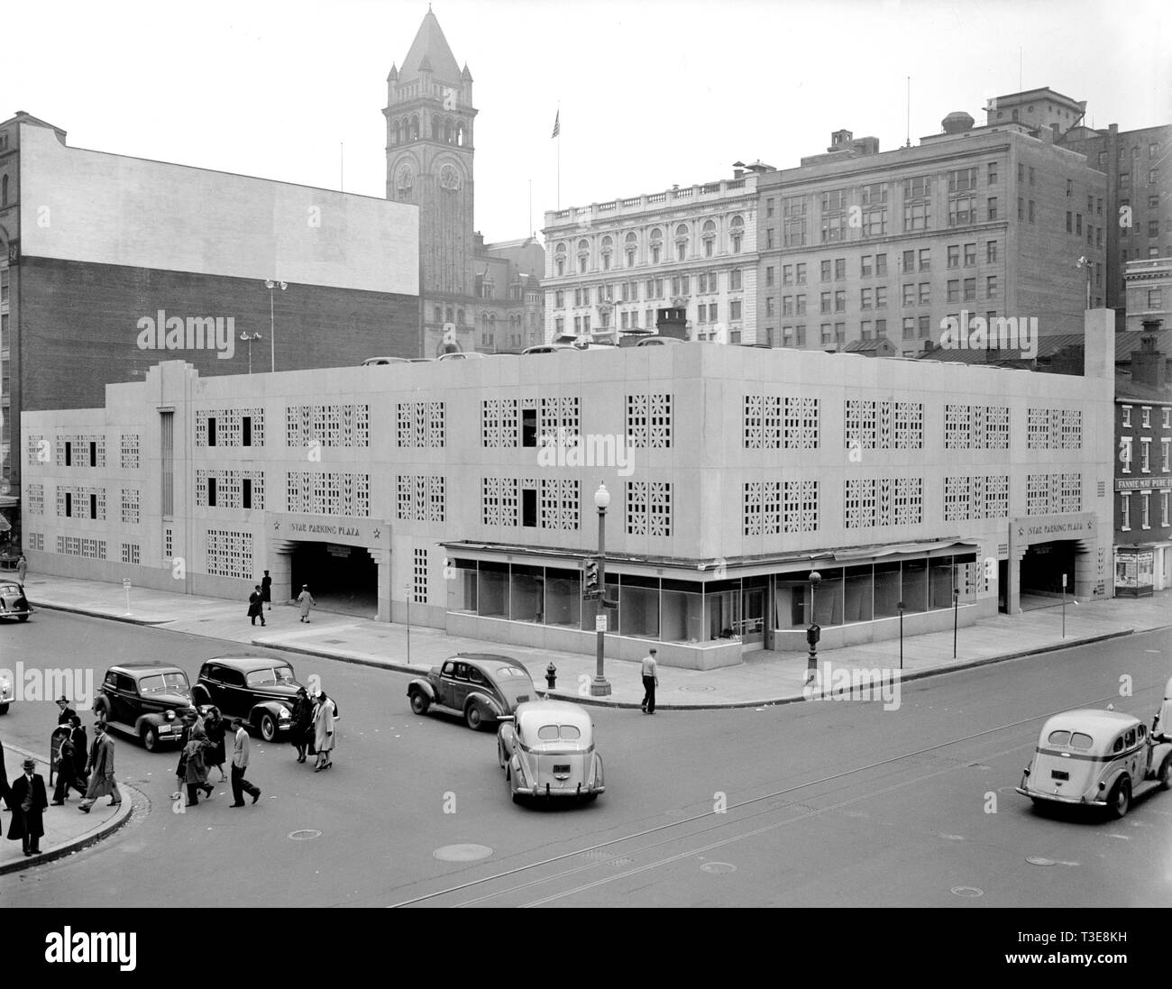 Scène de rue de washington dc 1940 Banque de photographies et d’images ...