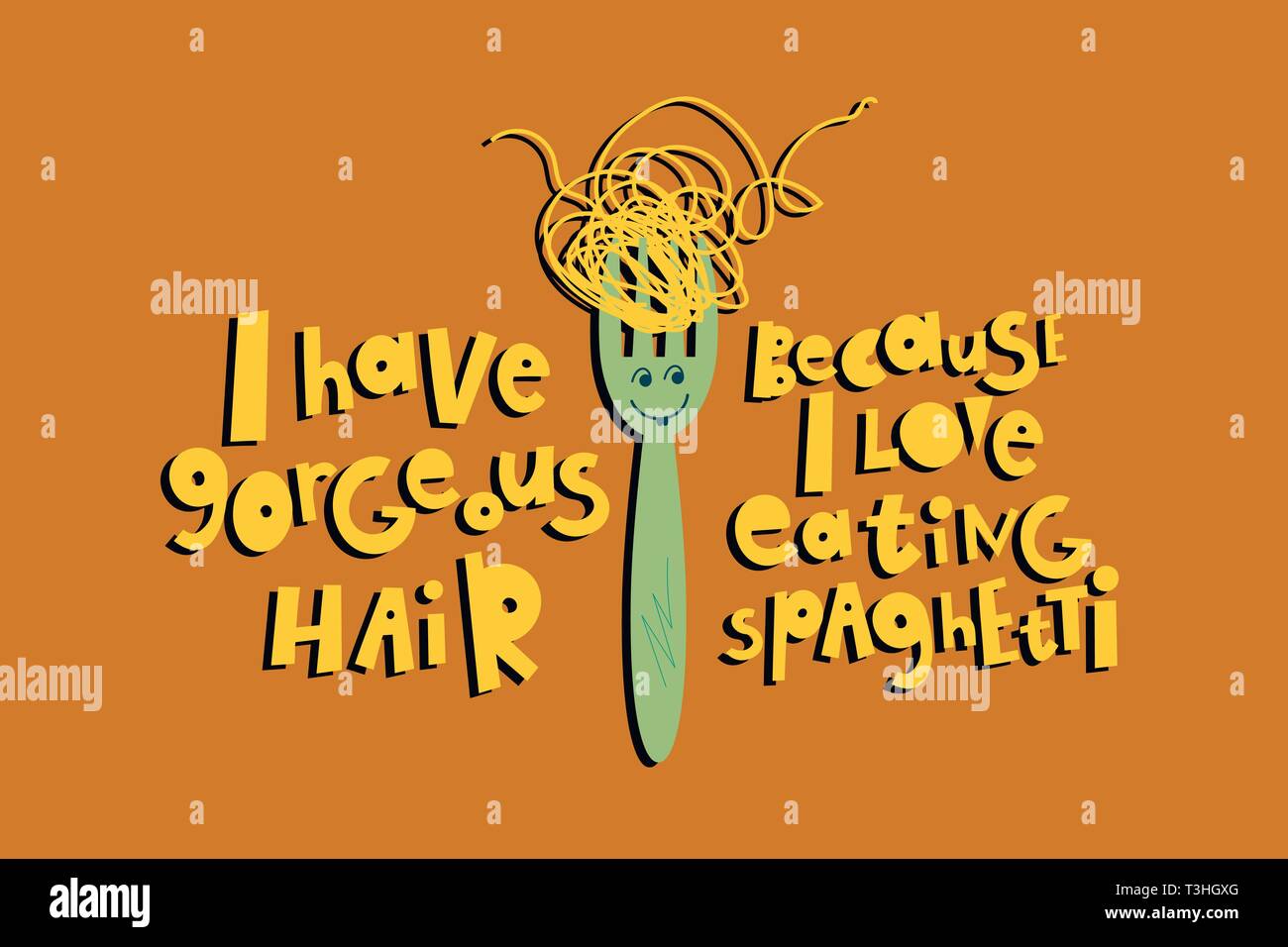 Fourchette Cartoon Banque d'images vectorielles - Alamy