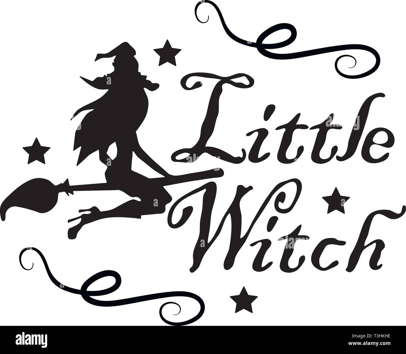 Little witches Banque d'images vectorielles - Alamy