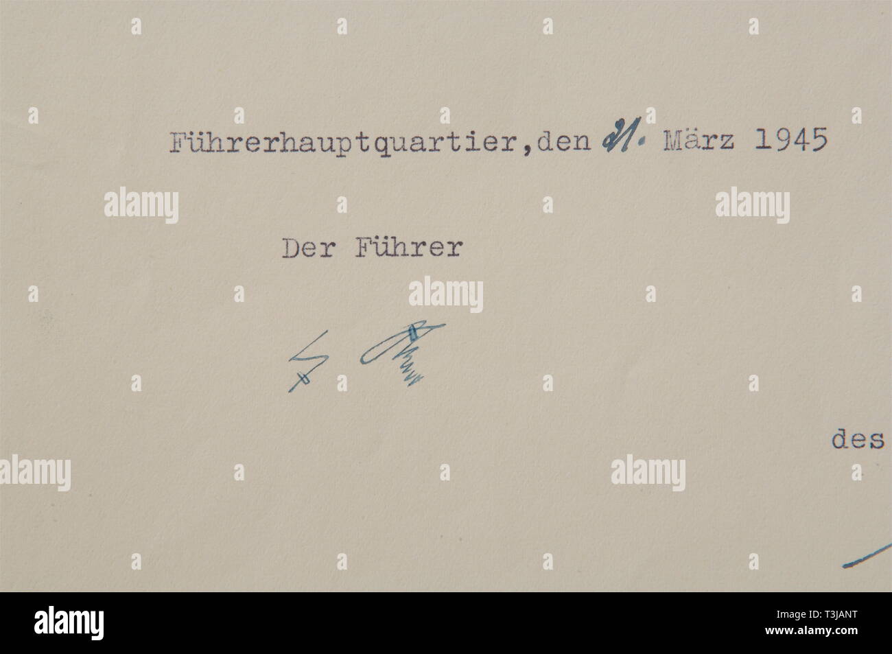 Adolf Hitler, instructions pour la commande du groupe d'armée Vistule ...