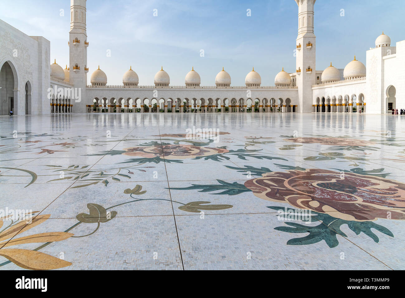 Sheikh zayed grand mosque flowers Banque de photographies et d’images à ...
