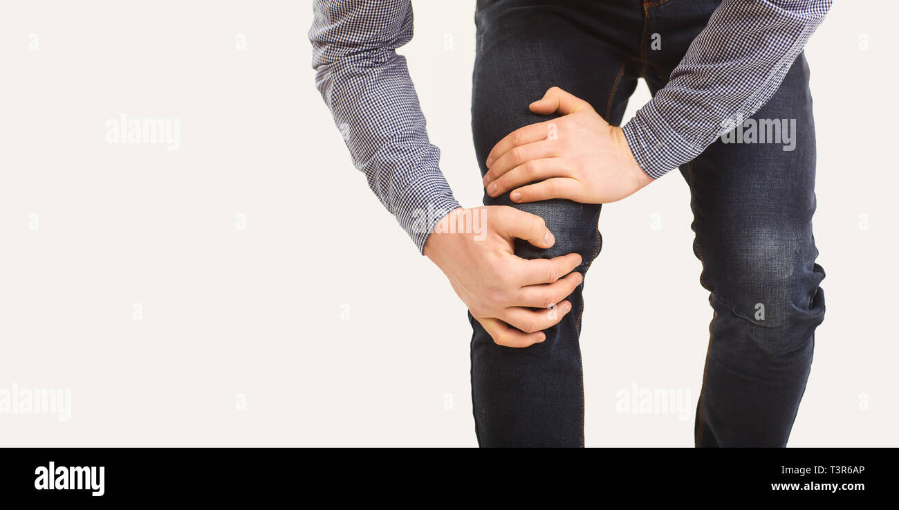 Bursite du genou Banque de photographies et d’images à haute résolution ...