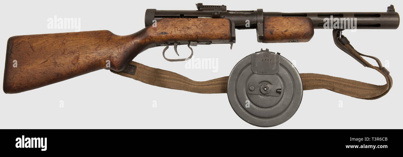 ARMES A FEU, pistolet-mitrailleur 40 PPD, calibre 7,62 Tokarev ...