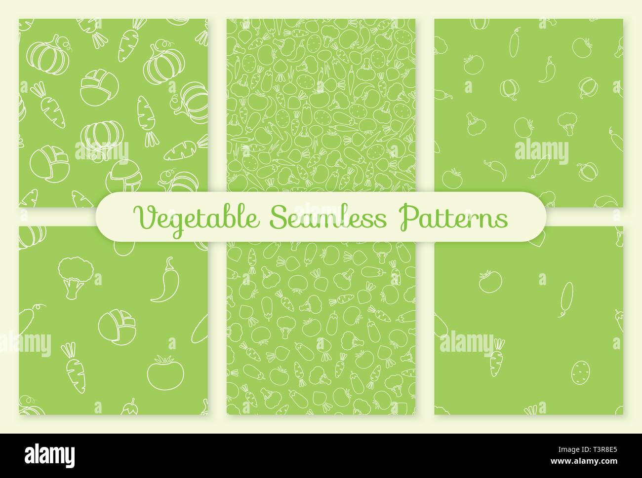 Silhouette parfaite jeu de motifs végétaux télévision vecteur ...