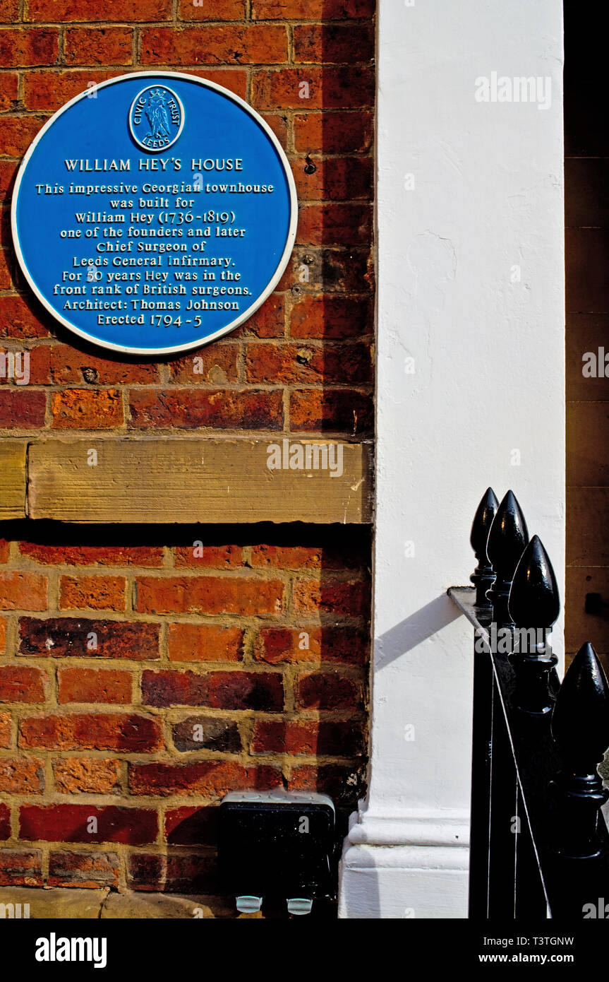 William heys house plaque bleue Banque de photographies et d’images à ...