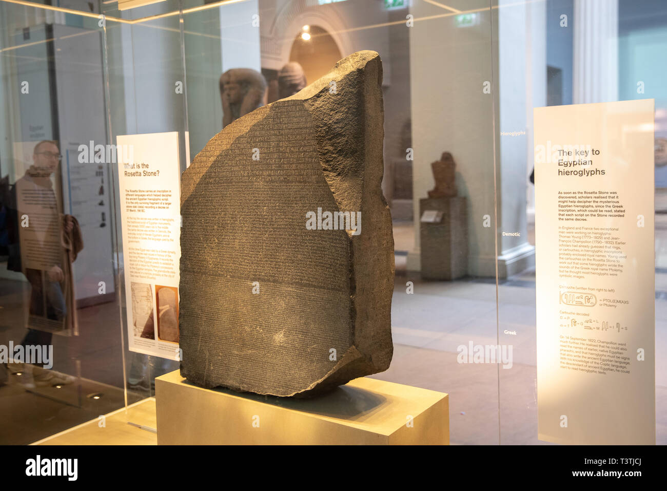 Hieroglyphic stele egyptian museum Banque de photographies et d’images ...
