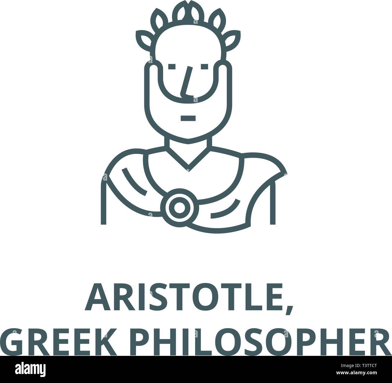 Philosophe aristoteles Banque d'images vectorielles - Alamy