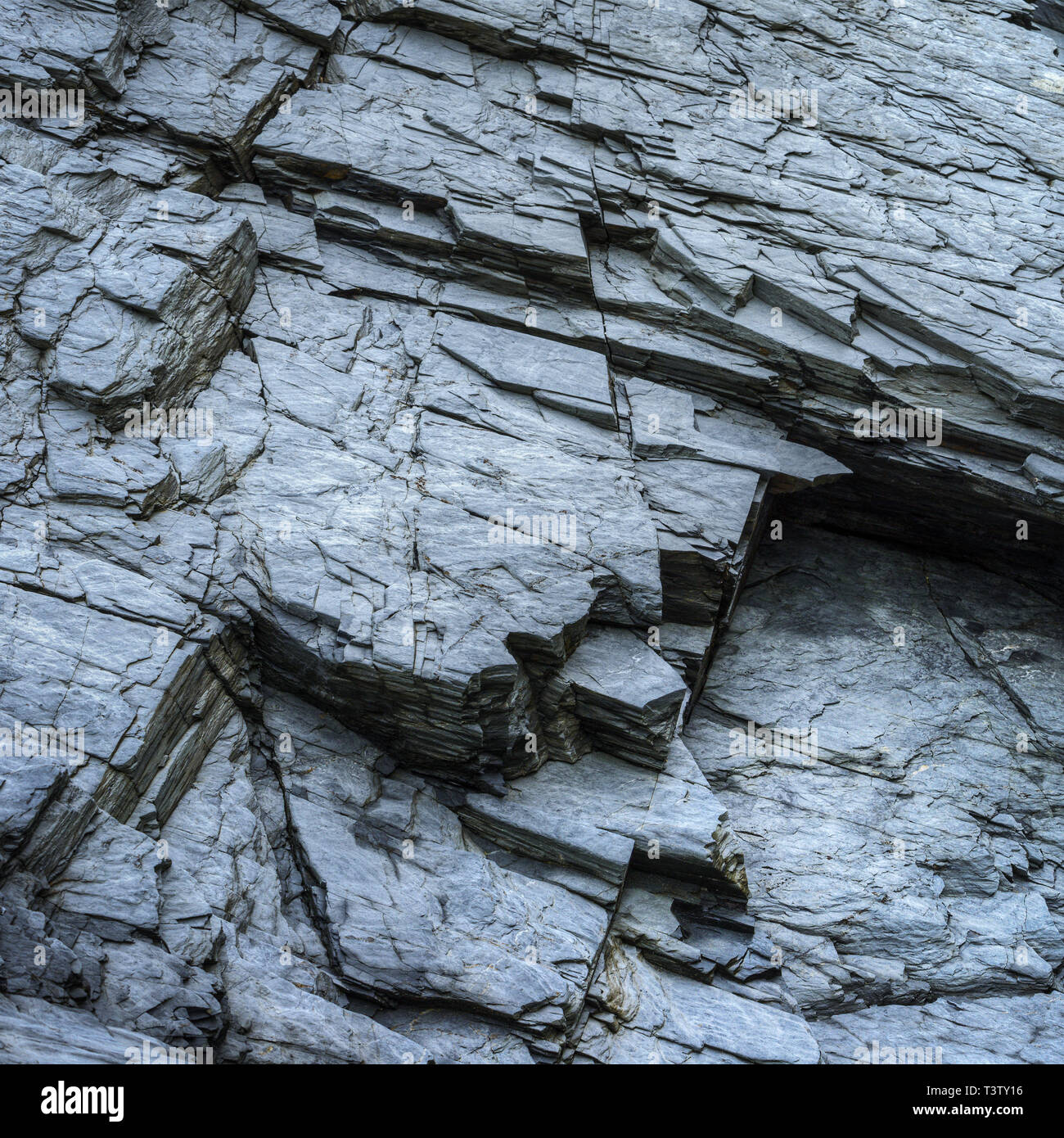 Fond de roche d'ardoise rayée Banque de photographies et d’images à ...