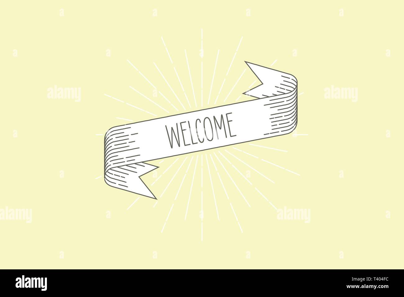 Welcome banner Banque de photographies et d’images à haute résolution ...