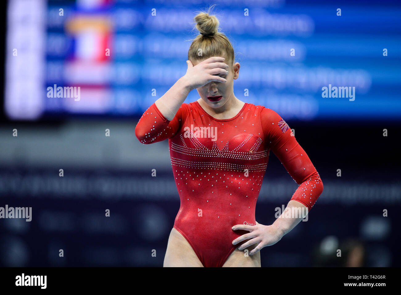 Szczecin, Pologne. 12 avr, 2019. Alice Kinsella de Grande-bretagne vu ...