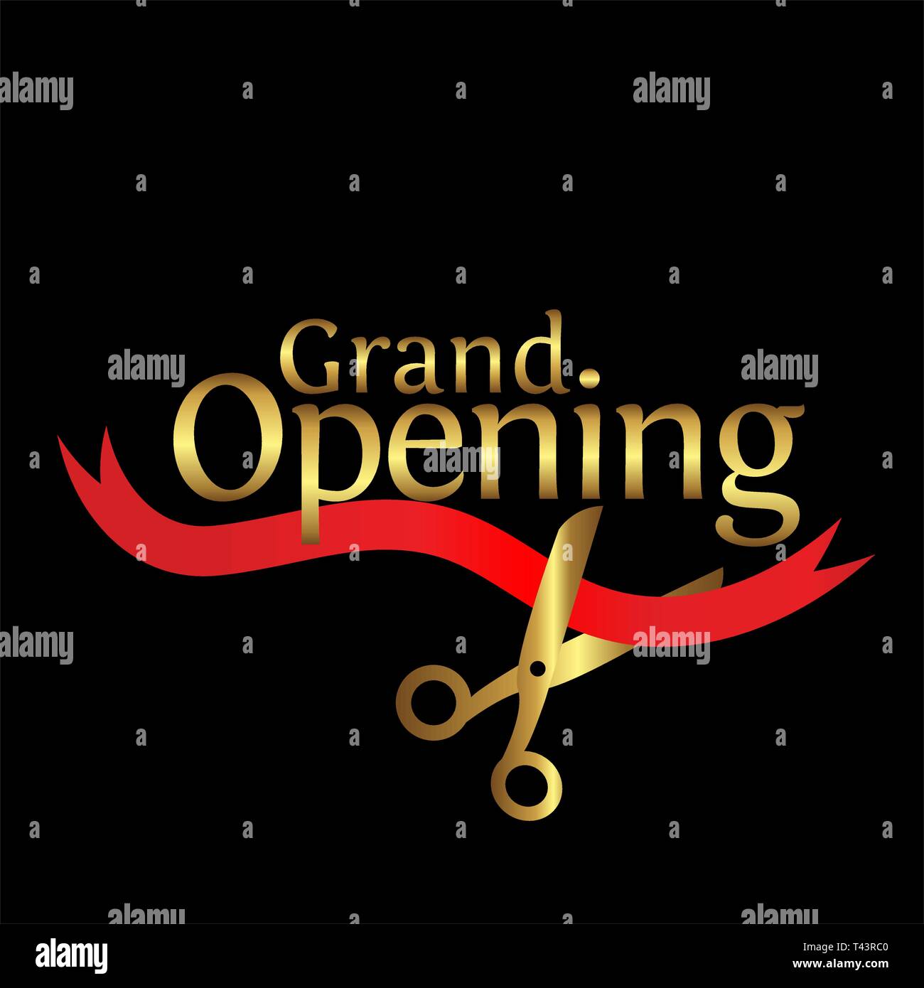 La grande ouverture Banque d'images vectorielles - Alamy