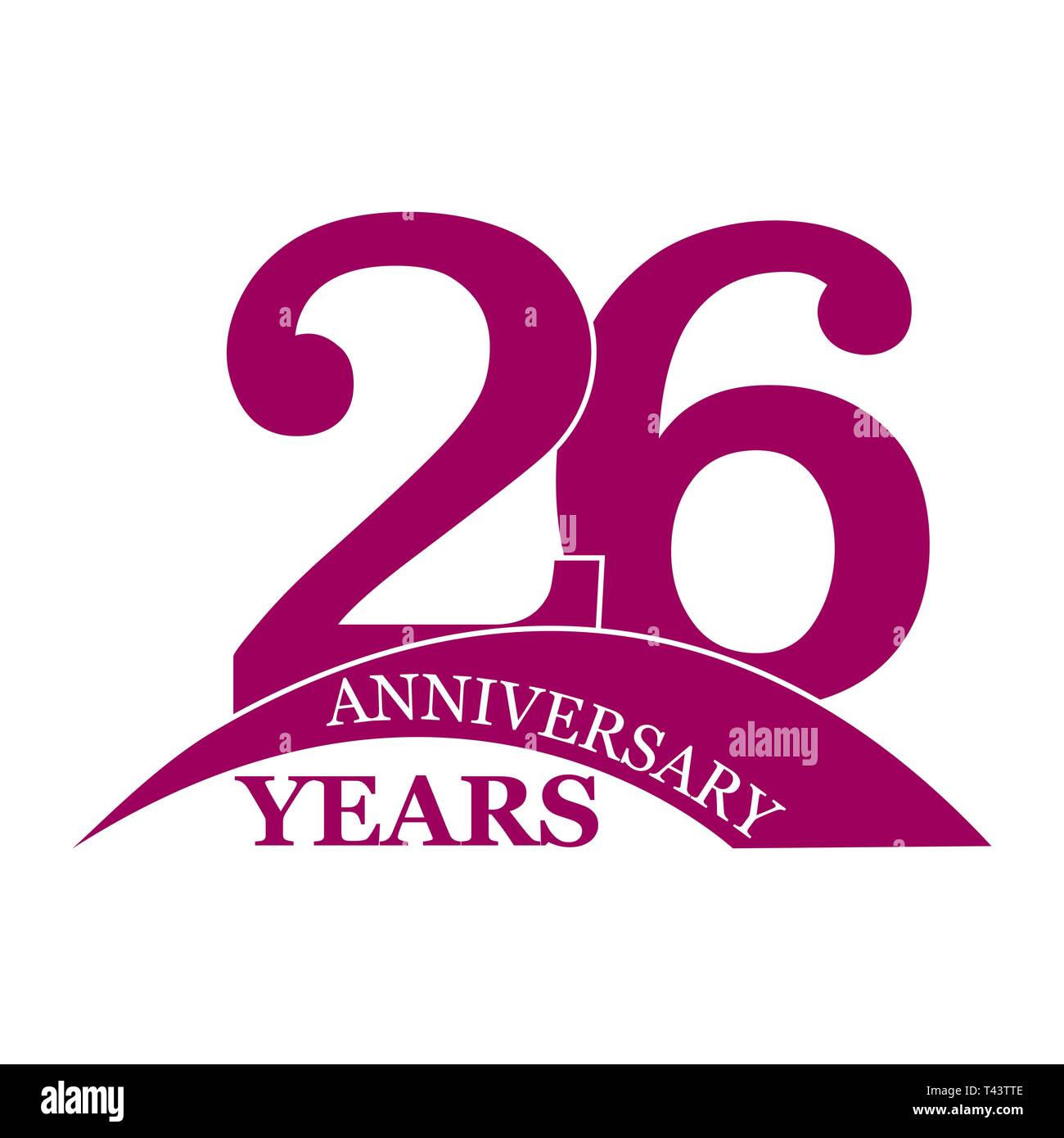 Anniversaire 26 ans Banque d'images détourées - Alamy