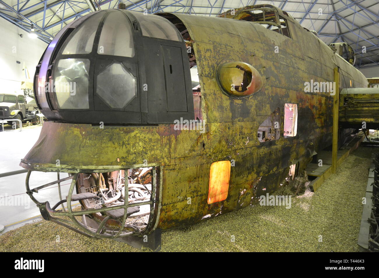 L'épave d'un avion Halifax W1048, récupérés du Lac de Hoklingen en ...