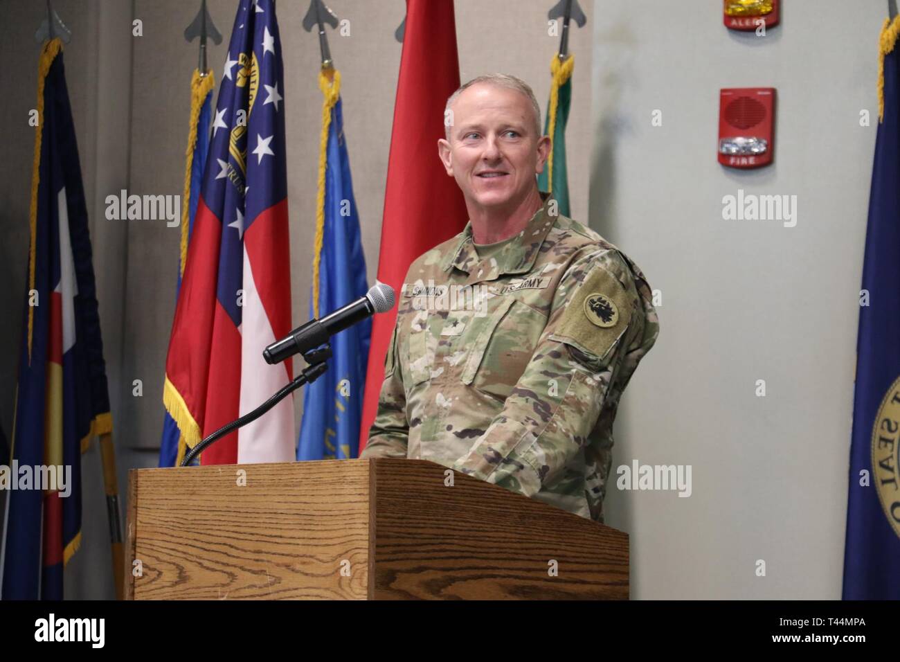 Le brig. Le général Randall Simmons,Georgia National Guard de l ...