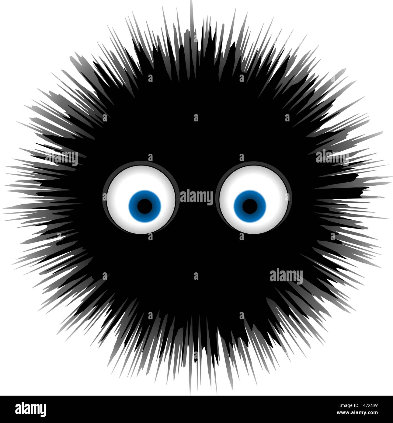 Fou furry Banque d'images vectorielles - Alamy