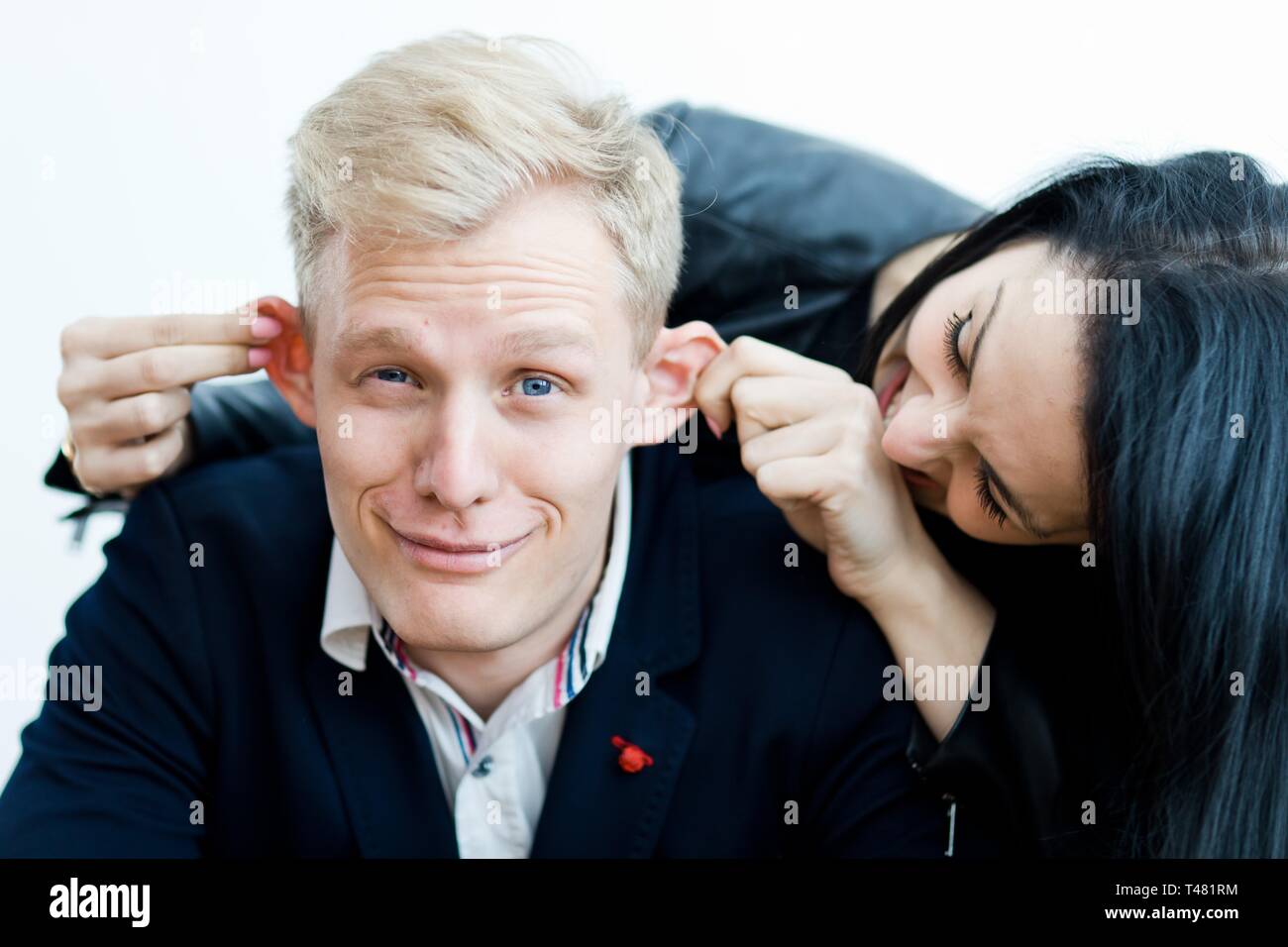 Tirant l'oreille Banque de photographies et d’images à haute résolution ...