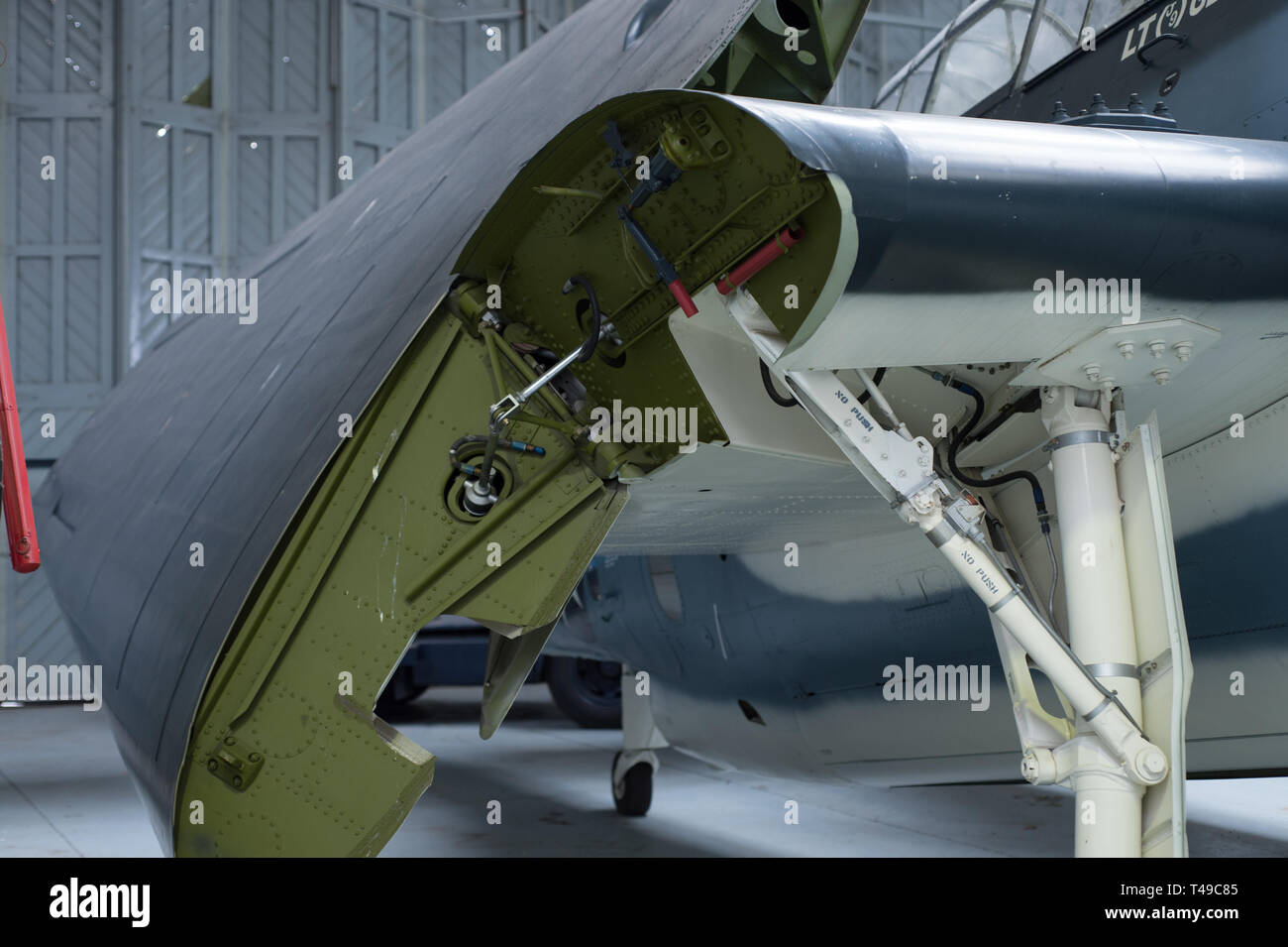 Grumman TBM-3 Avenger. L'avion est sur l'affichage à Duxford Imperial ...