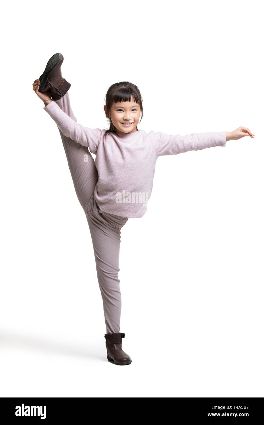 Girl doing splits Banque de photographies et d’images à haute ...