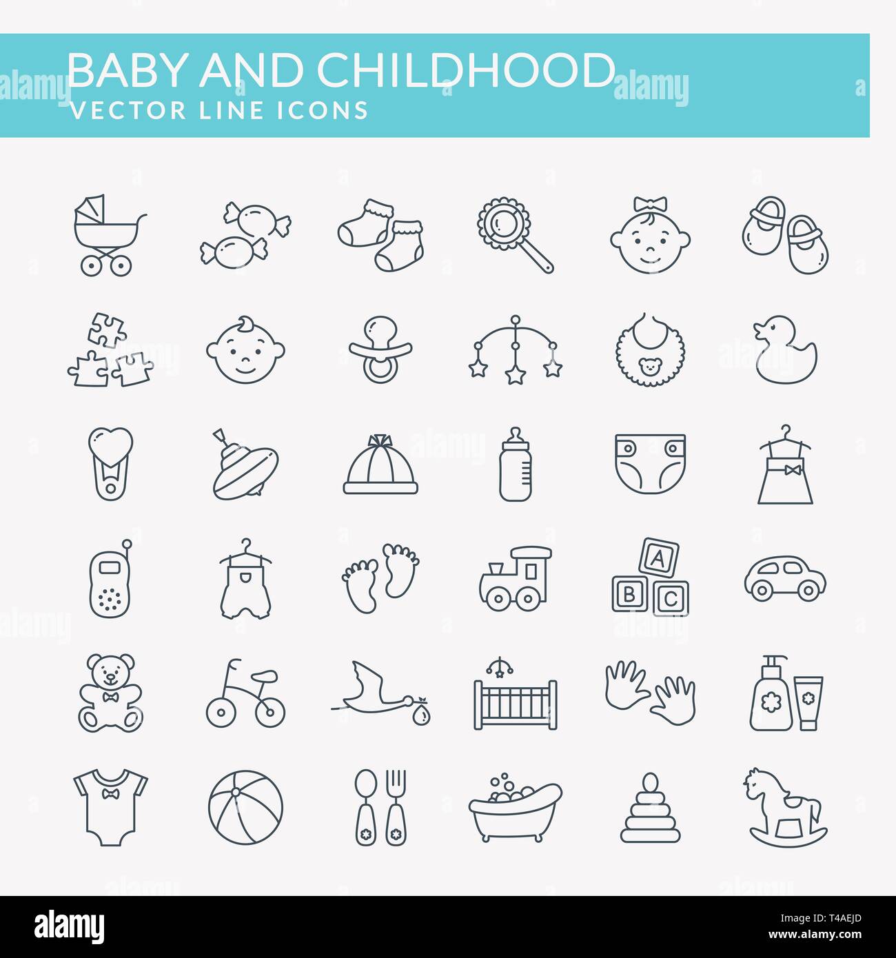 Baby Vector Vectors Banque d'image et photos - Alamy