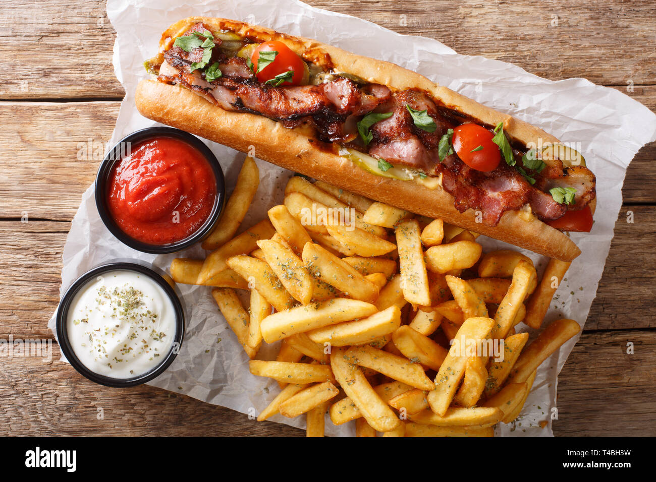 American hot dog Banque de photographies et d’images à haute résolution ...