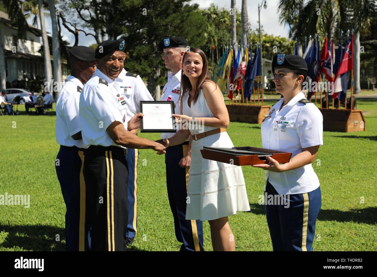 Le lieutenant-colonel Rudder et sa femme Rebecca gouverne de direction ...