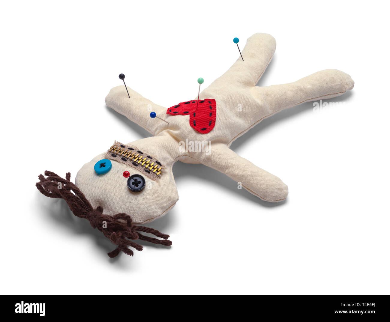 Poupée vaudou avec aiguilles Banque de photographies et d’images à ...