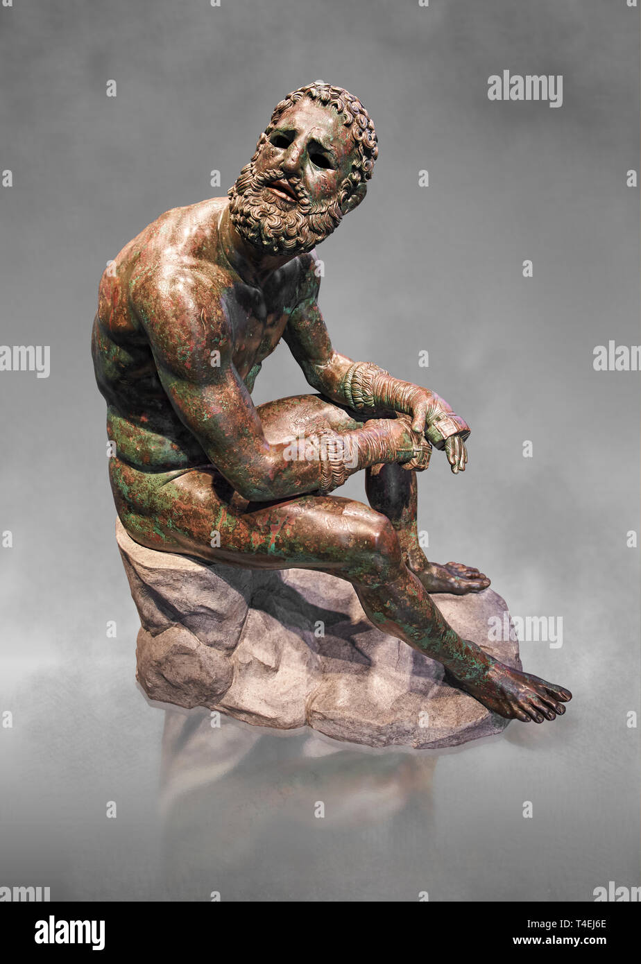 Greek Athlete Statue Banque d'image et photos - Alamy