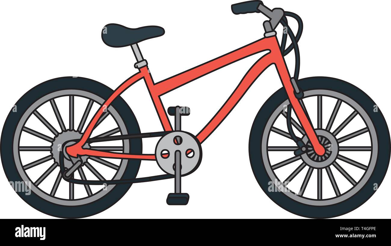 Concept de transport vtt cartoon vector illustration graphic design ...