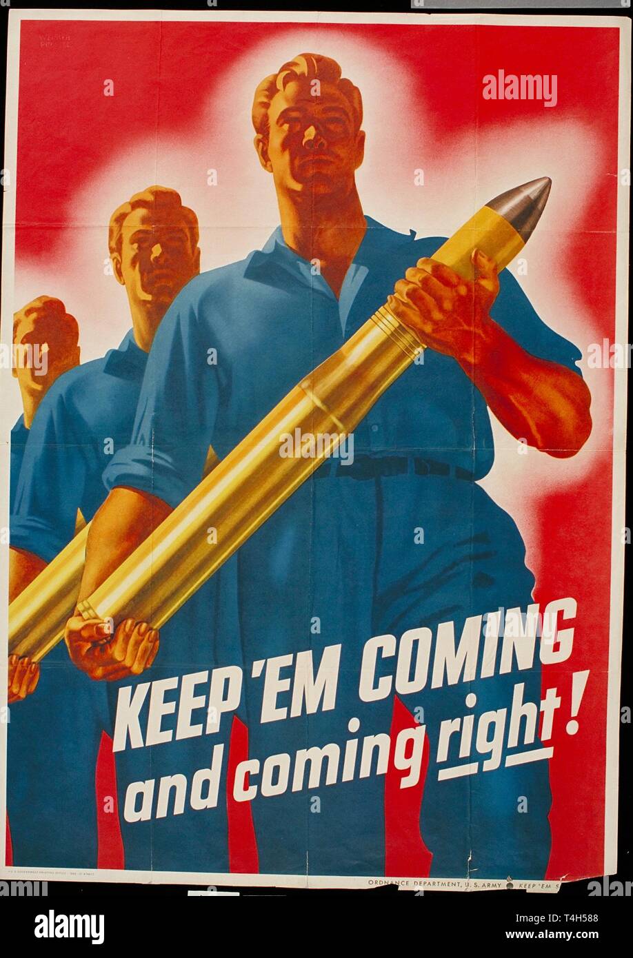 Affiche américaine de propagande de la seconde guerre mondiale des ...
