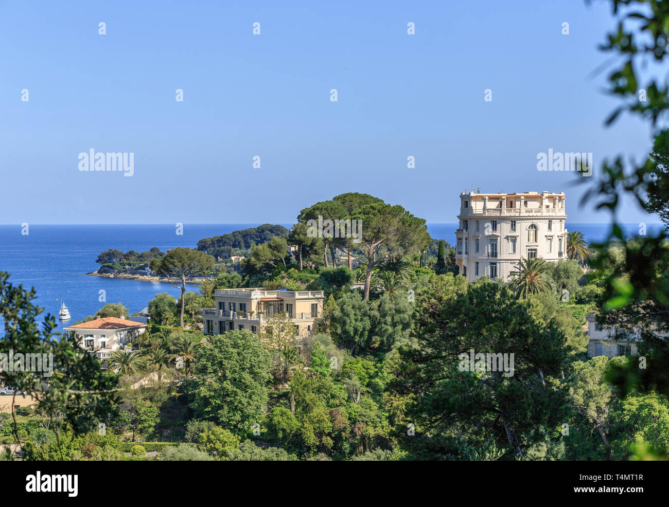 France, Alpes Maritimes, Saint Jean Cap Ferrat, Villa sur Saint Jean ...