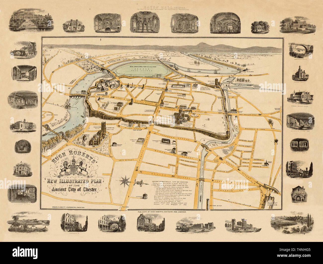 Mappa di chester Banque de photographies et d’images à haute résolution ...