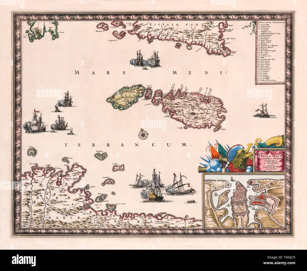 Malta map Banque de photographies et d’images à haute résolution - Alamy