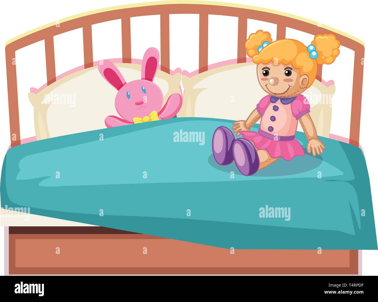 Faire son lit illustration Banque d'images vectorielles - Alamy