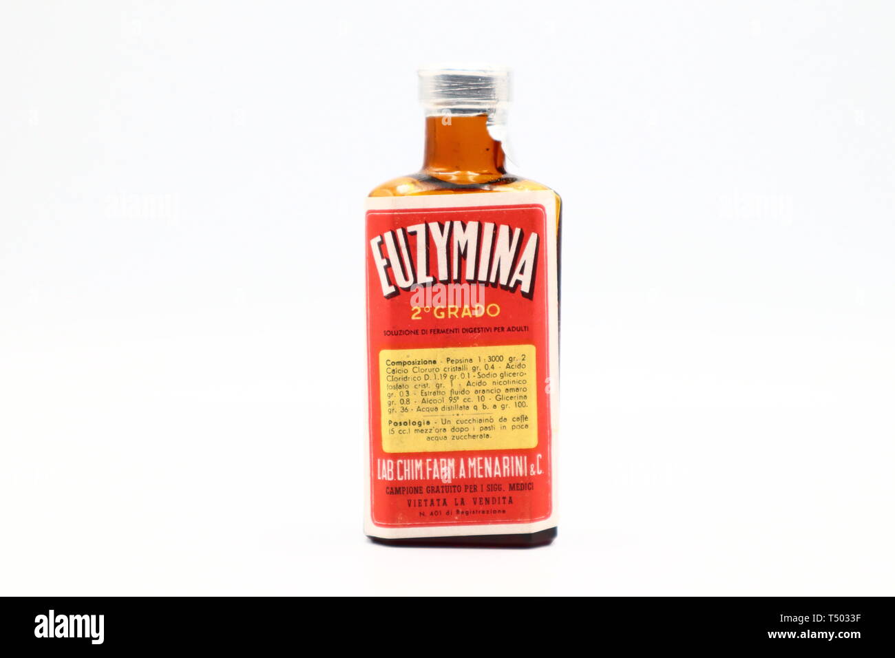 EUZYMINA médecine vintage pour le traitement de la gastrite. Produit ...