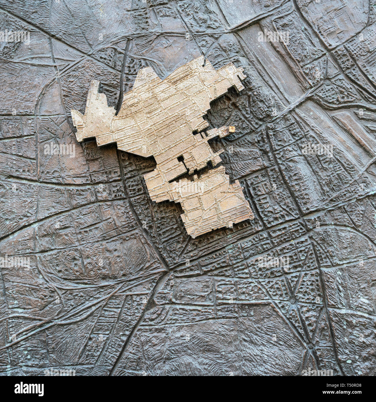 Carte du ghetto de varsovie Banque de photographies et d’images à haute ...