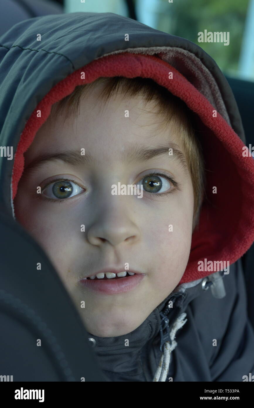 Garçon de 8 ans Banque de photographies et d’images à haute résolution ...