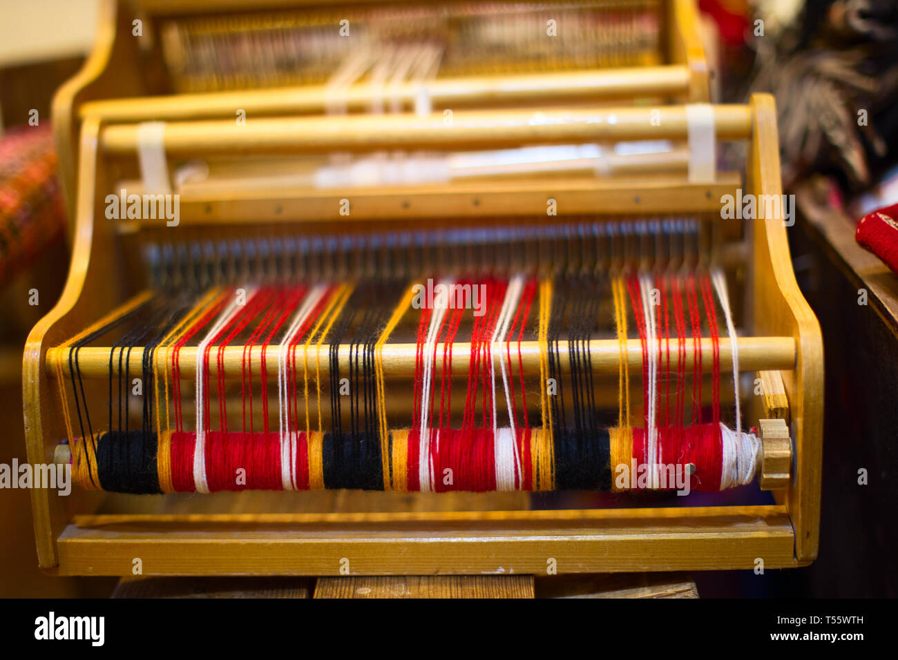 Machine pour la fabrication de laine de bois Banque de photographies et ...