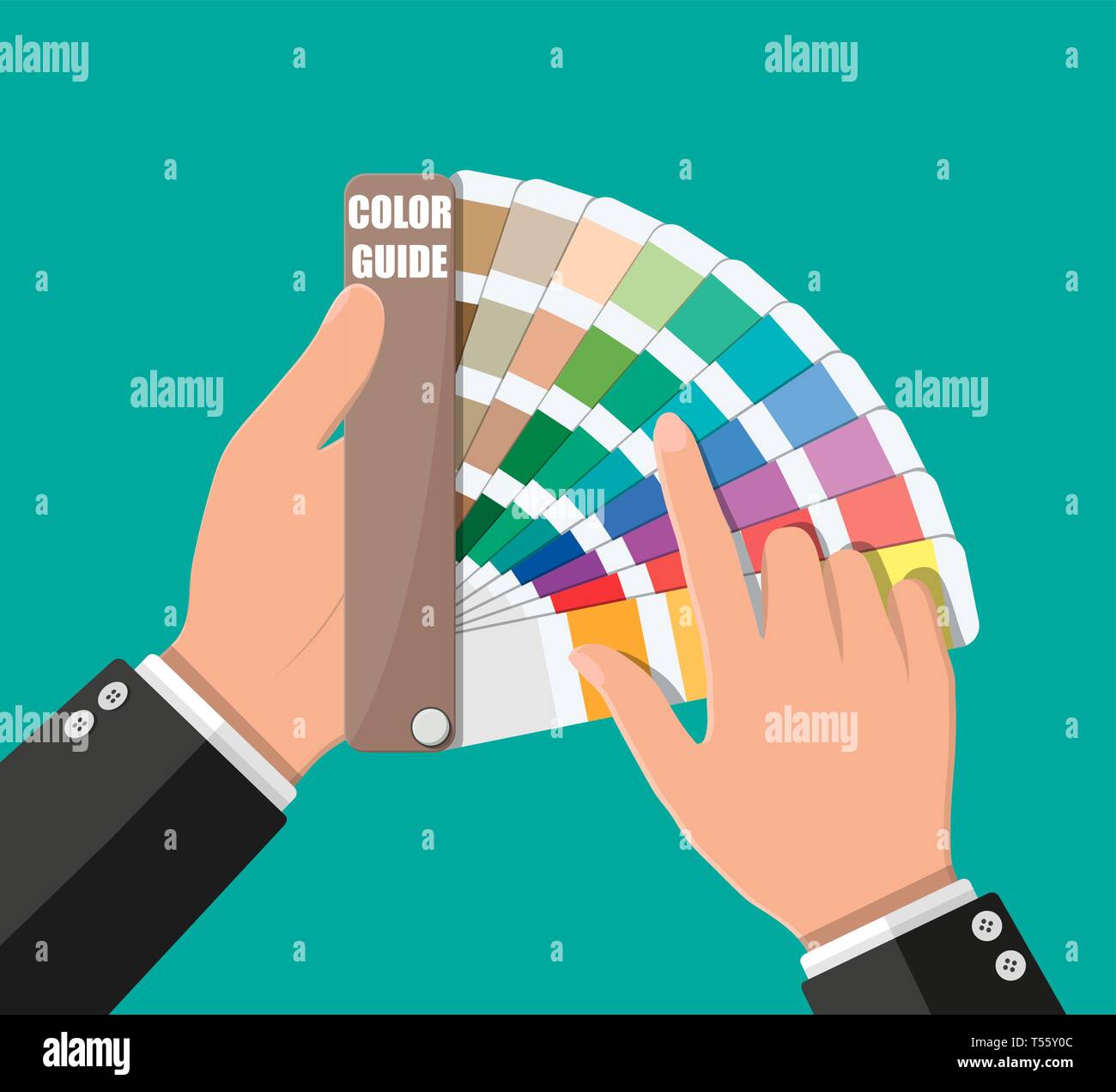 Guide De Couleurs Banque d'images vectorielles - Alamy