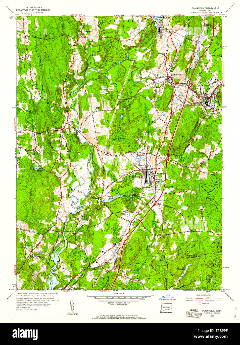 Mappa di plainfield Banque de photographies et d’images à haute ...