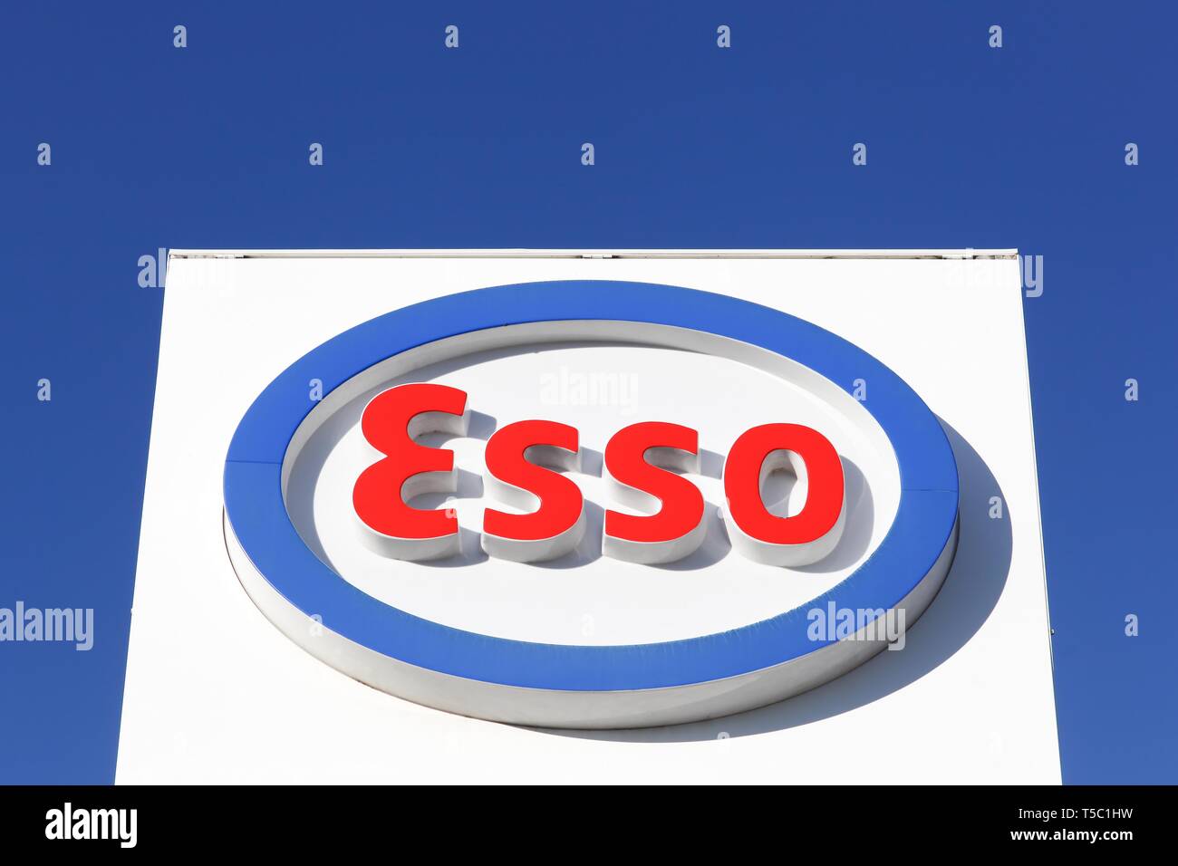 Esso logo Banque de photographies et d’images à haute résolution - Alamy