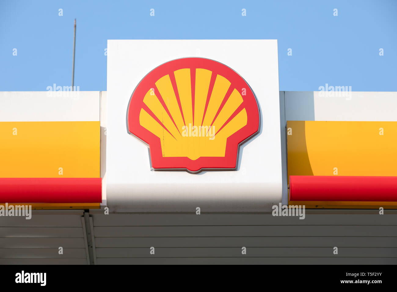 Shell Station Logo Banque d'image et photos - Alamy