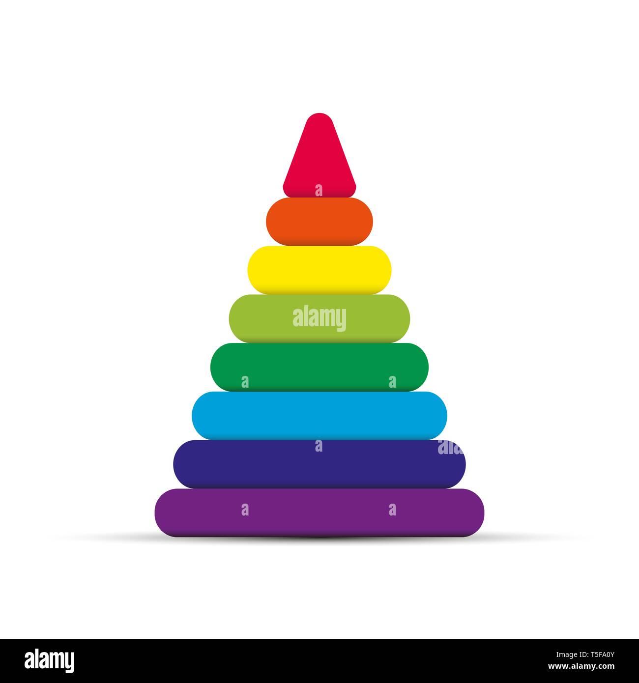 Pyramide des enfants Banque d'images vectorielles - Alamy