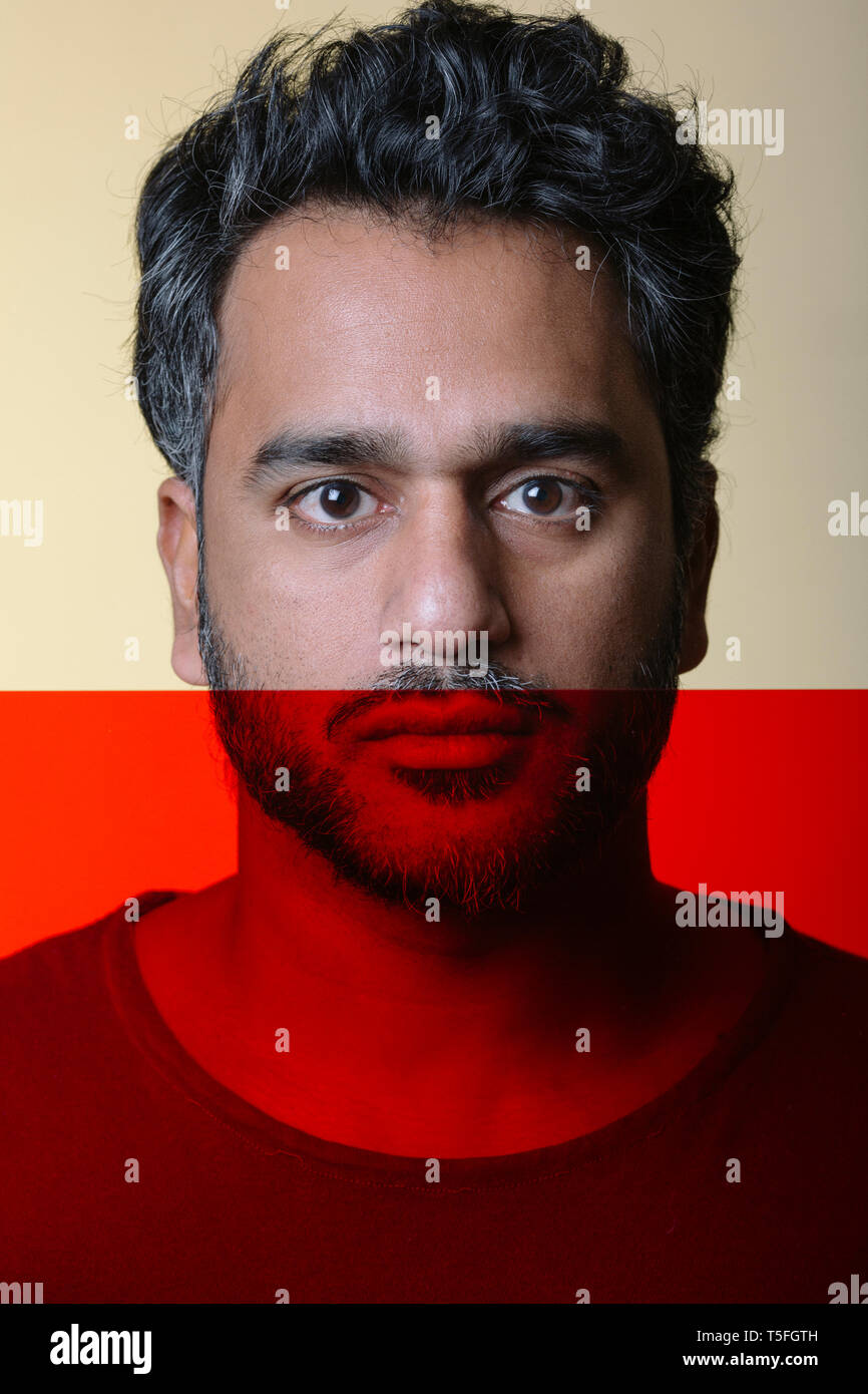 Portrait of red indian Banque de photographies et d’images à haute ...