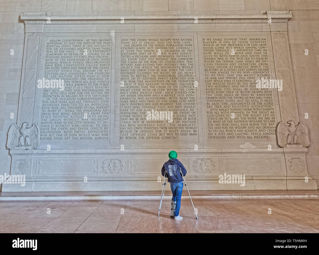 Inscription lincoln memorial Banque de photographies et d’images à ...